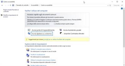 Come attivare la tastiera su schermo in Windows 10, 8 e 7